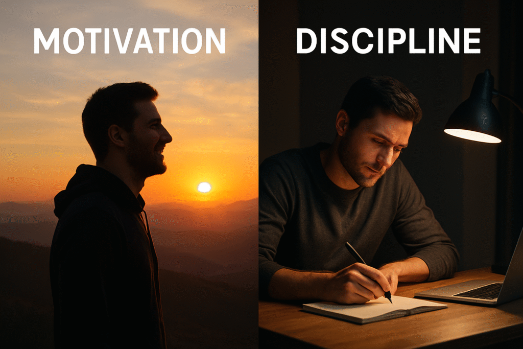 Motivation vs. Discipline: What Really Drives Success? - LevelUpLiving
